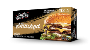 100% Beef Smashed Patties - Philly Gourmet